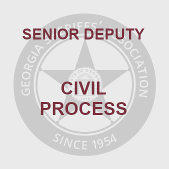 Senior Deputy: Civil Process - Georgia Sheriffs' Association